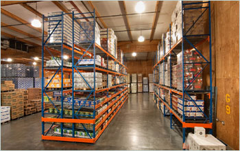 Carton Flow Racking system is perfect for product rotation