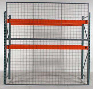 Rack backs pallet safety netting protect items from falling off racks